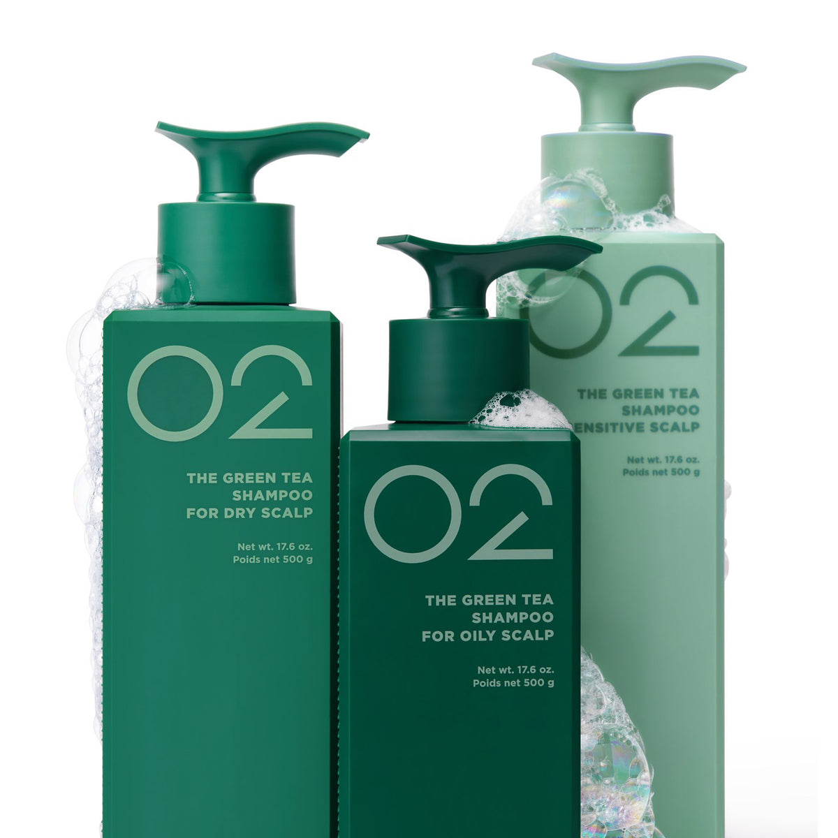 THE GREEN TEA SHAMPOO FOR SENSITIVE SCALP – olcony